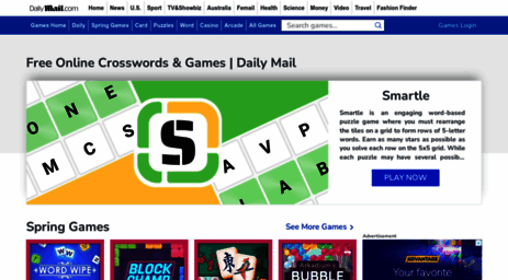 Visit Games.dailymail.co.uk - Play Free Online Games | Free Games ...