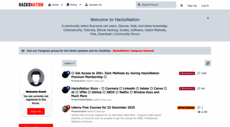 Visit Hacksnation.com - HacksNation - A Place Where Everyone Can Learn.