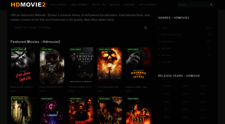 Visit Hdmovie2.yoga - HDMovie2 – Official Website for Movies ...