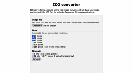 Visit Icoconverter.com - Online ICO converter.