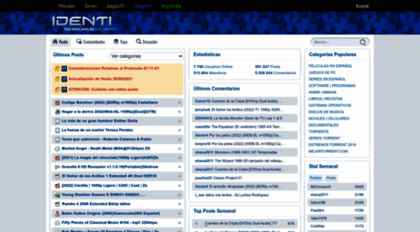 Visit Identi.io - Descargar Peliculas, Juegos, Series... - Identi.