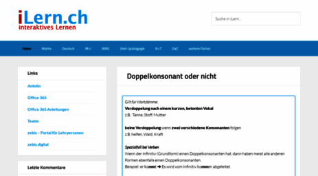Visit Ilern.ch - ILern – interaktives Lernen.