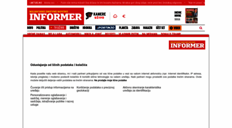 Visit Informer.rs - Informer - Nezavisne Dnevne Novine.