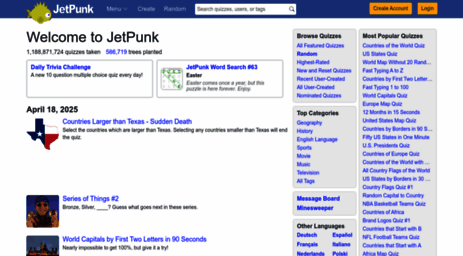 Visit Jetpunk.com - JetPunk - World's Best Quizzes.