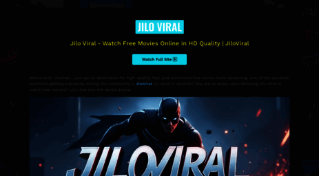 Visit Jiloviral.my - Jilo Viral - Watch Free Movies Online in HD ...