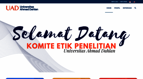 Visit Kep.uad.ac.id - Komite Etik Penelitian – Universitas Ahmad Dahlan.
