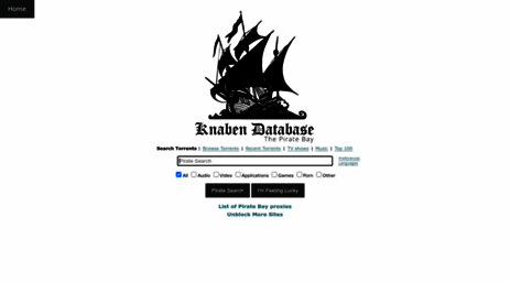Visit Knaben.ru - Download music, movies, games, software. The Pirate Bay - Knaben Database ...