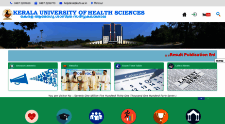 Visit Kuhs.ac.in - Kerala University of Health Science.