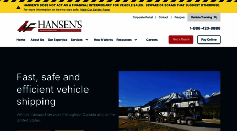 Visit Lhf.com - Car Shipping, Auto & Vehicle Transport in Canada ...
