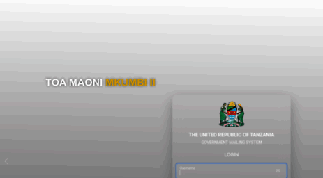 Visit Mail.tanroads.go.tz - Government Mailing System :: Welcome to ...