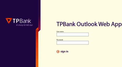 Visit Mail.tpb.com.vn - Outlook.