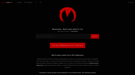 Visit Masteranime.tv - Masteranime - Watch Anime Online Free | MasterAni.