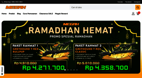 Visit Megah.co.id - Megah Sports Official Website.