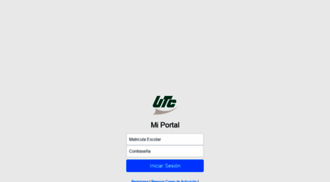 Visit Miportal.utc.edu.mx - Universidad Tecnológica de Coahuila .: Mi Portal - Inicio de Sesión:..