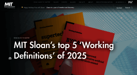 Visit Mitsloan.mit.edu - MIT Sloan.