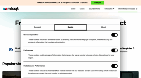Visit Mixkit.co - Mixkit - Awesome free assets for your next video project.