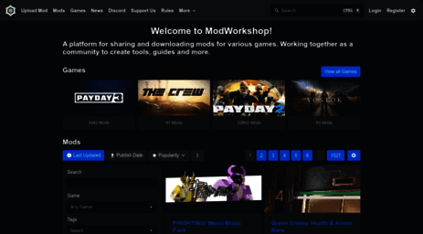 Visit Modworkshop.net - ModWorkshop.