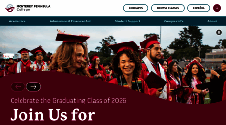 Visit Mpc.edu - Home - Monterey Peninsula College.