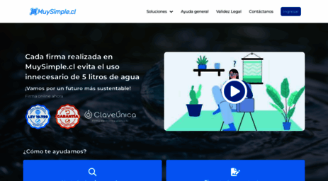 Visit Muysimple.cl - Más que una notaria online con firma electrónica | Muysimple.