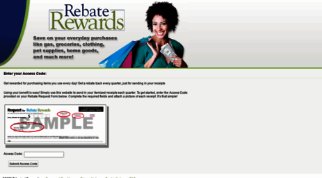 Visit My-rebaterewards.com - Package | Everyday Rebate Rewards Form.