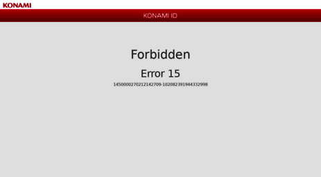 Visit My.konami.net - My KONAMI.
