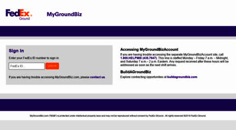 Visit Mygroundbiz.com - MyGroundBiz: Login.