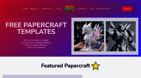 Visit Mypapercraft.net - Papercraft For Everyone.