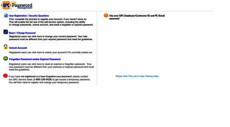 Visit Mypassword.genpt.com - Ping Global Password Reset.
