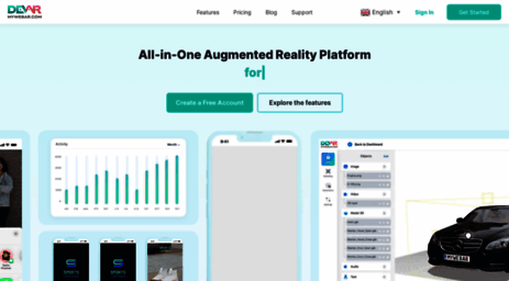 Visit Mywebar.com - MyWebAR by DEVAR - create augmented reality on web ...