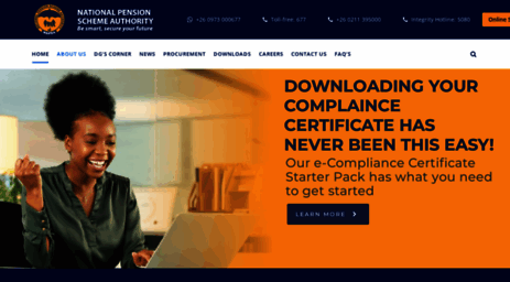 Visit Napsa.co.zm - Home - National Pension Scheme Authority.