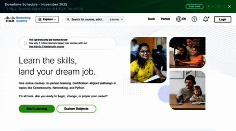 Visit Netacad.com - Cisco Networking Academy: Learn Cybersecurity, Python & More.