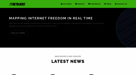 Visit Netblocks.org - Home - NetBlocks.