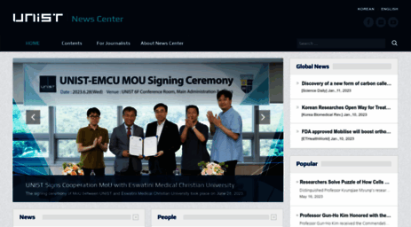 Visit News.unist.ac.kr - UNIST News Center.