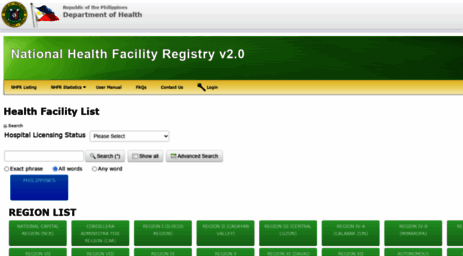 Visit Nhfr.doh.gov.ph