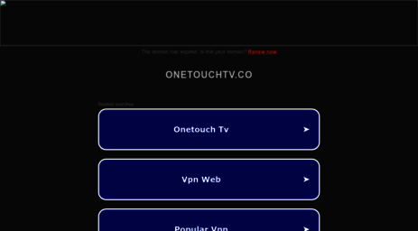 Visit Onetouchtv.co - Onetouchtv.co.