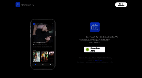 Visit Onetouchtv.me - Official OneTouch TV | Download OneTouch TV APP ...