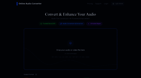 Visit Onlineaudioconverter.com - Online Audio Converter & Enhance ...