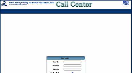 Visit Operations.irctc.co.in - Call Center - Login.