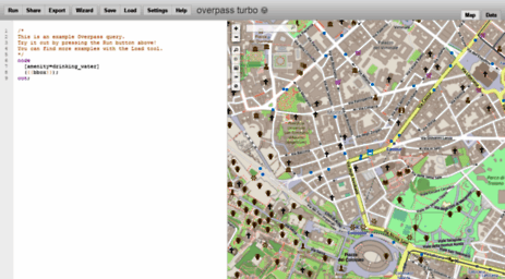Visit Overpass-turbo.eu - Overpass turbo.