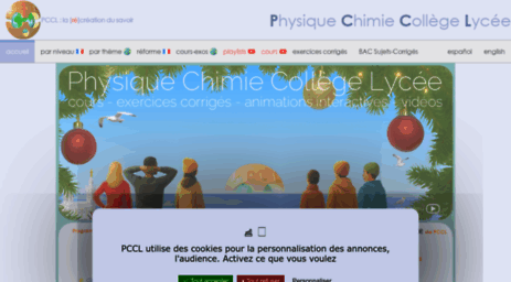 Visit Pccl.fr - PCCL Physique Chimie Collège Lycée Cours gratuits ...