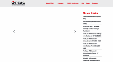Visit Peac.org.ph - PEAC Official Website | Private Education ...