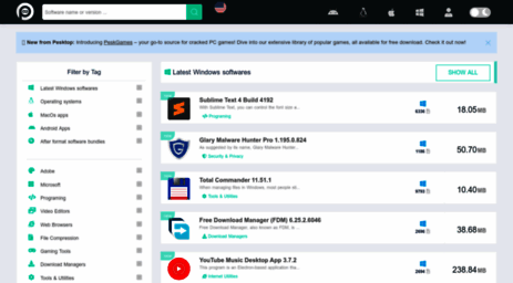 Visit Pesktop.com - PeskTop - Download Fully Activated Programs for ...
