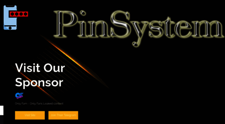 Visit Pinsystem.co.uk - PinSystem.