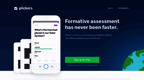 Visit Plickers.com - Plickers.