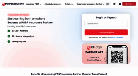 Visit Pos.insurancedekho.com - Become a POSP Insurance Partner: Sell ...