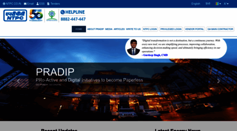 Visit Pradip.ntpc.co.in - Home.