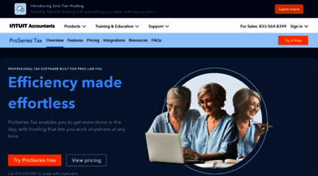 Visit Proseries.intuit.com - ProSeries Tax Software | Intuit Accountants.