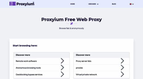 Visit Proxyium.com - Free web proxy - browse fast & anonymously.