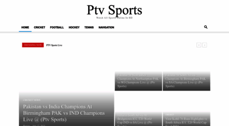 Visit Ptvsportshd.net - Ptv Sports Live | Today Cricket Match Watch ...