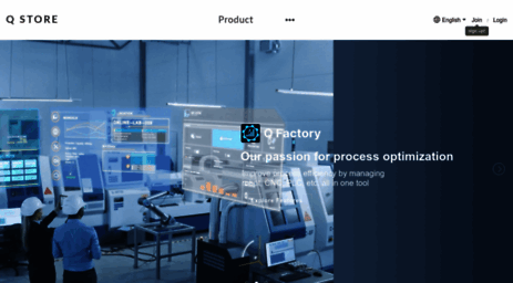 Visit Qnt.co.kr - QNT | Q STORE | Industrial Software Platform.